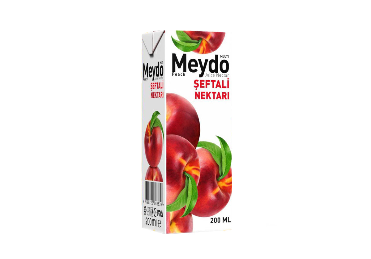 1 Koli Meydo 200 Ml.Şeftali Meyve Suyu *27 | ZihniBaba